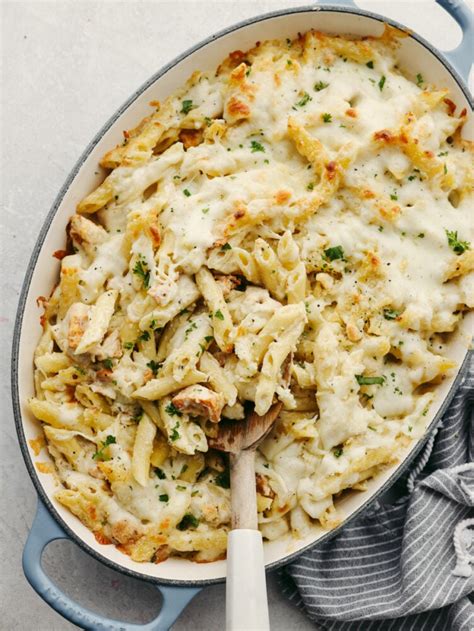 Chicken Alfredo Pasta Bake Recipe The Recipe Critic