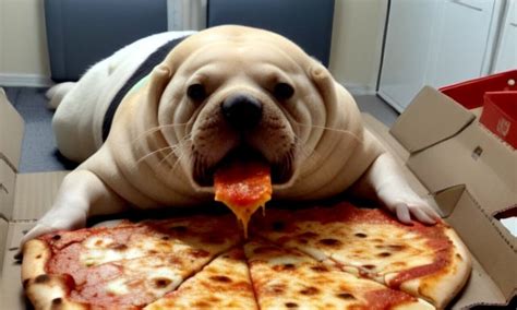 Walrus Is Eating Pizza Photos Rsmdg