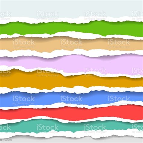 찢어진 종이 배경 텍스트 위한 공간 디자인 웹 페이지의 배너에 대 한 그림 서식 파일 벡터 뉴스 피드 헤더 레이블 시트 카드 장식 요소입니다 빈의 그런 지 질감 가장자리에