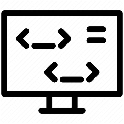 Coding Code Digital Information Data Web Icon Download On Iconfinder