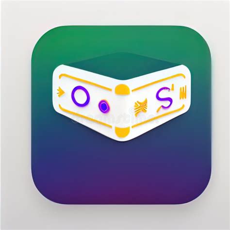 Horoscope Software App Style Icon Generative Ai Stock Illustration