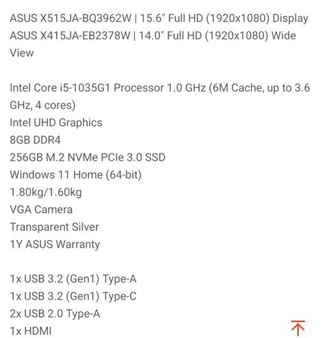 Asus Vivobook 14 X415 Intel Icore 5 10 Gen Brand New 2 Yrs Warranty Computers And Tech