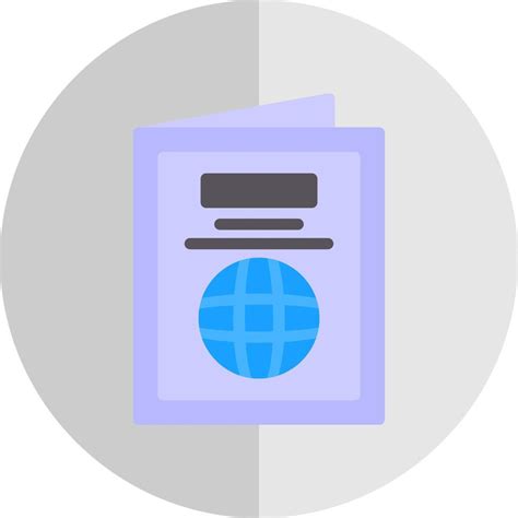 Passport Vector Icon Design 21010226 Vector Art At Vecteezy