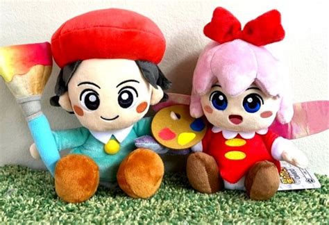 Kirby Super Star Ribbon And Adeleine Plush Doll All Star Collection Size