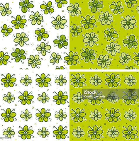 Spring Seamless Patterns Stock Illustration Download Image Now Abstract Art Backgrounds