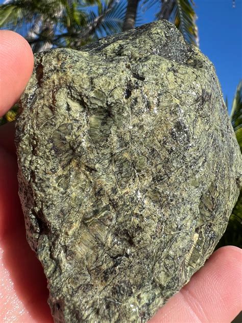 Australian Rough Serpentine Serpentinite Chunk 540 Grams Natural Raw
