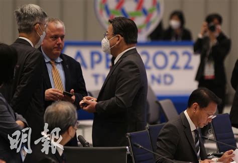 丘應樺出席apec部長級會議 主動與韓國代表合照換卡片 1053 20221117 港聞 即時新聞 明報新聞網