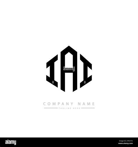 Iai Letter Logo Design With Polygon Shape Iai Polygon And Cube Shape Logo Design Iai Hexagon