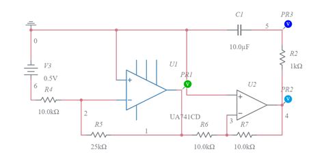 Inverting Op Amp Multisim Live