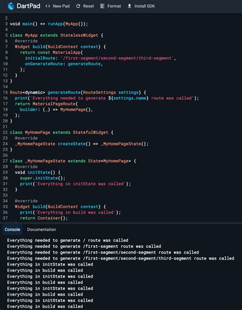 Initial Routes Initstate And Build Methods Run On Reloading Page On