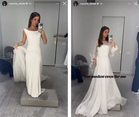 See Naomie Olindo Try On Wedding Dresses Before Getting Married Pics