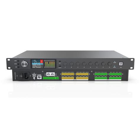 DP1586 16 Channels DSP Audio Matrix Processor With Dante Guangzhou DSPPA Audio Co Ltd