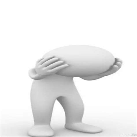 Создать мем 3d человек человечек грустит человечек Картинки Meme