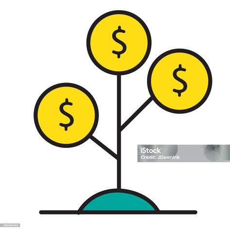 지속 가능하고 윤리적이며 책임감 있는 녹색 투자 성장 개념 씬 라인 아이콘 편집 가능한 스트로크 개념에 대한 스톡 벡터 아트 및 기타 이미지 Istock