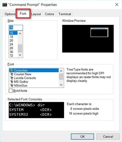 Customize Command Prompt Color And Font In Windows 10 Beebom