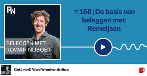 Beleggen Met Rowan Nijboer De Basis Van Beleggen Met Remeijsen