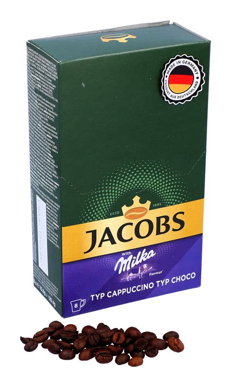 Kawa Jacobs Milka Cappuccino Choco 8 saszetek DE (8711000454145) • Cena ...