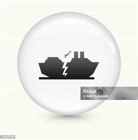 침 몰 배송 백색의 라운드 벡터 아이콘 가라앉음에 대한 스톡 벡터 아트 및 기타 이미지 가라앉음 선박 곡선 Istock