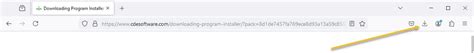 Downloading Program Installer CDE Software