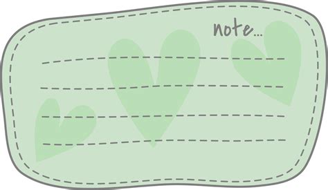 Cute Note Card Vector 20081351 Vector Art At Vecteezy