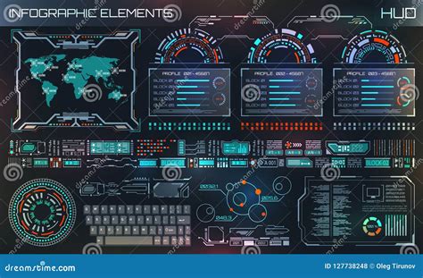 Hud Ui Futuristic User Interface Hud And Infographic Elements