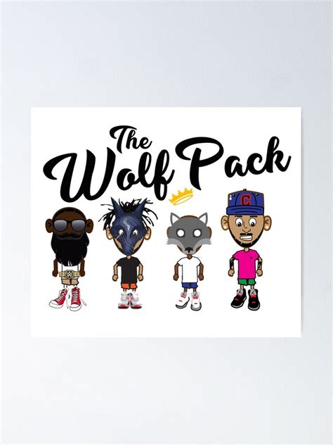 The Wolf Pack Poster For Sale By Blankcanvascle Redbubble