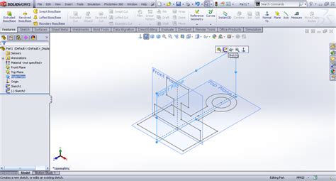 Tutorial Using Combine Feature To Create Part In Solidworks