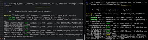 Failed To Write Message To Substream When Using QUIC With Rendevous