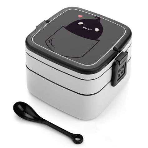 Krobus Pocket Double Layer Bento Box Lunch Box Salad Food Bento Box
