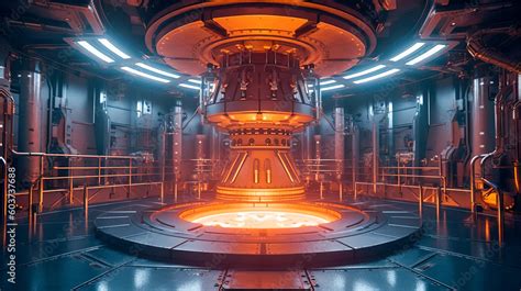 Inside The Core The Power Of A Nuclear Reactor Contained In Metal Enclosure Generative Ai