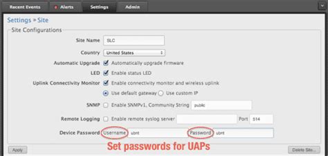 Unifi — Установка и управление паролями для контроллера Unifi и Uap