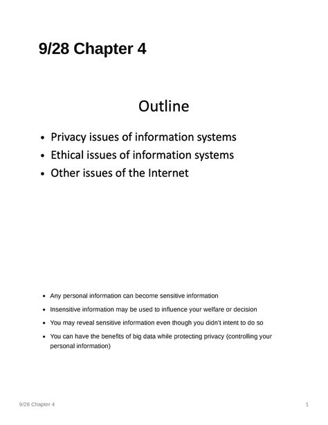 928 chapter 4 teaches about introduction to information systems from