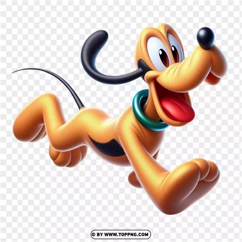 Pluto Running Fast Png Toppng Pluto Classic Disney Characters Png