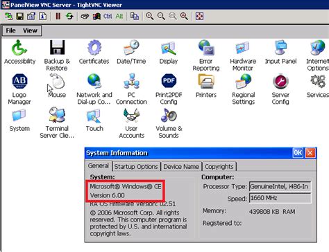 TechTalk Rockwell PanelView Plus Setting TightVNC Xybernetics