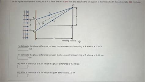 Solved A Calculate The Phase Difference Between The Two Chegg