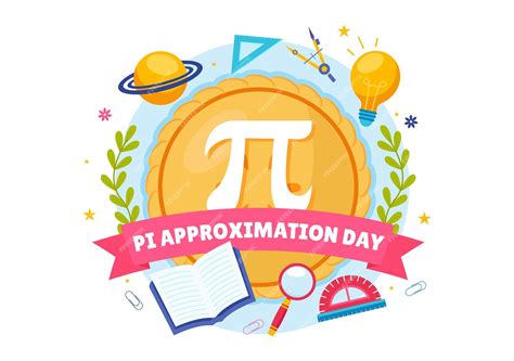 Premium Vector Pi Approximation Day Vector Illustration On July 22