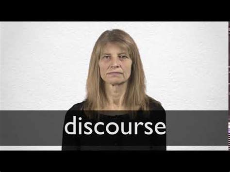 DISCOURSE Definition And Meaning Collins English Dictionary