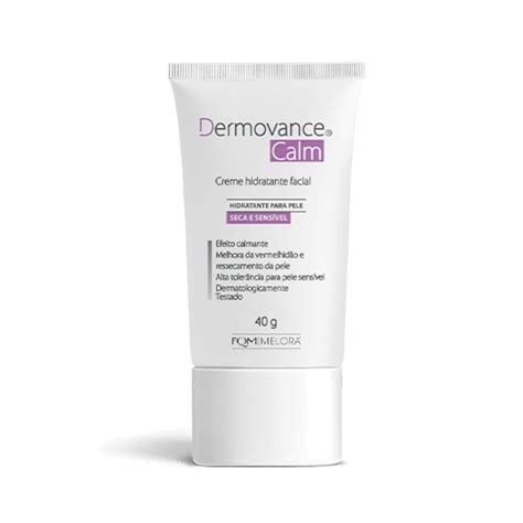 Creme Hidratante Facial Dermovance Calm 40g Shopee Brasil
