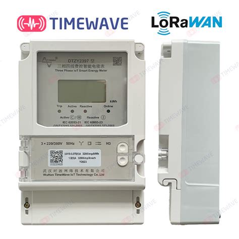 Lorawan Wireless Energy Meter 3 Phase Smart Energy Meter 220v Kwh Meter Home Energy Monitoring