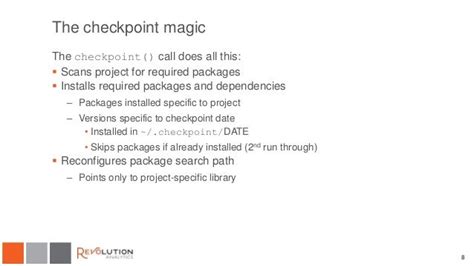 Simple Reproducibility With The Checkpoint Package