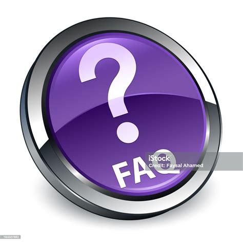 Faq 3d 보라색 원형 버튼 0명에 대한 스톡 벡터 아트 및 기타 이미지 0명 3차원 형태 미국 Istock