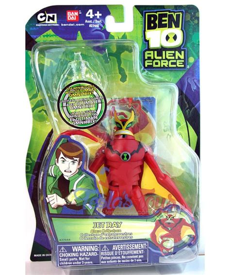 Ben 10 Alien Force Action Figure Jetray Teslas Toys