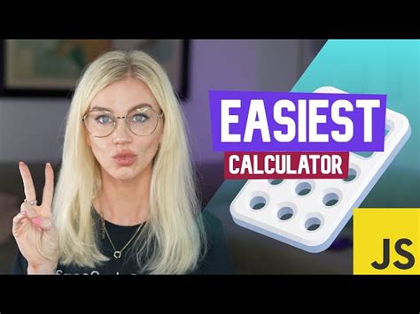 free video the easiest javascript calculator from code with ania kubów class central