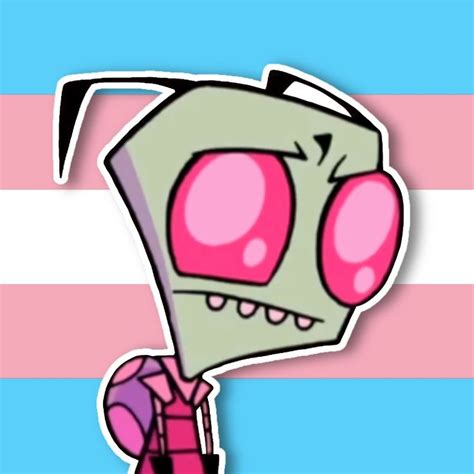 Trans Zim Invader Zim Profile Picture Icon