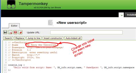 Cant Rename Or Create More Than One Custom Userscript Script In