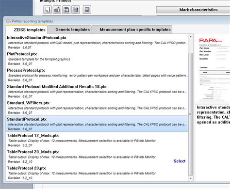 Setting Modified Piweb Template As Default Zeiss Piweb Zeiss