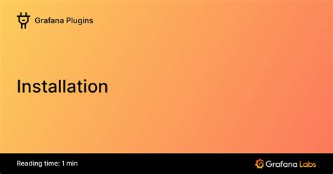 Installation Grafana Plugins Documentation