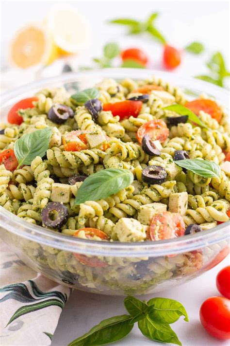Vegan Pesto Pasta Salad A Plantiful Path
