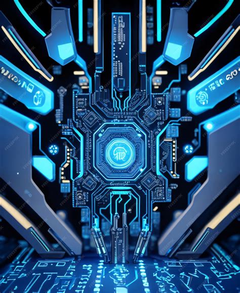 Premium Ai Image Technological Synthesis Abstract Vision Of Artificial Intelligence