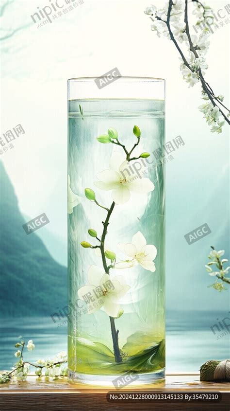 Ai创作图养生茉莉花 茉莉花精油灯箱广告 春茶新茶美陈 茉莉花茶素材 茉莉花纯露海报 春茶主图 简约背景清香 茉莉花茶形象挂画 茉莉花茶海报 写实喷绘茉莉花 茉莉花茶插画 梨花酒 茉莉花产品